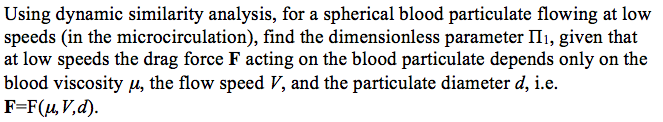 Solved Using dynamic similarity analysis, for a spherical | Chegg.com