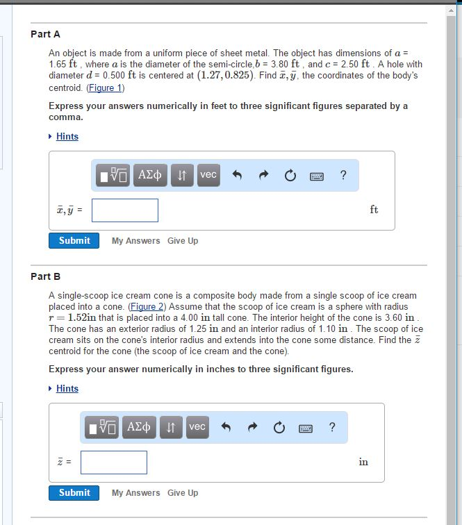 Solved ± Composite Bodies Learning Goal: To be able to find | Chegg.com