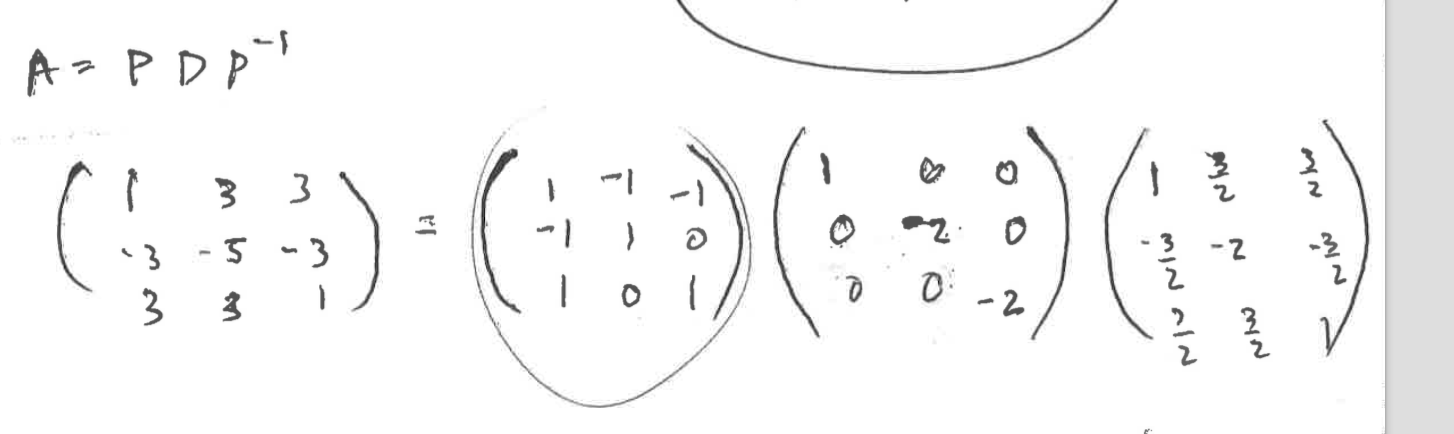 Solved Linear Algebra How do you get the P inverse and the | Chegg.com