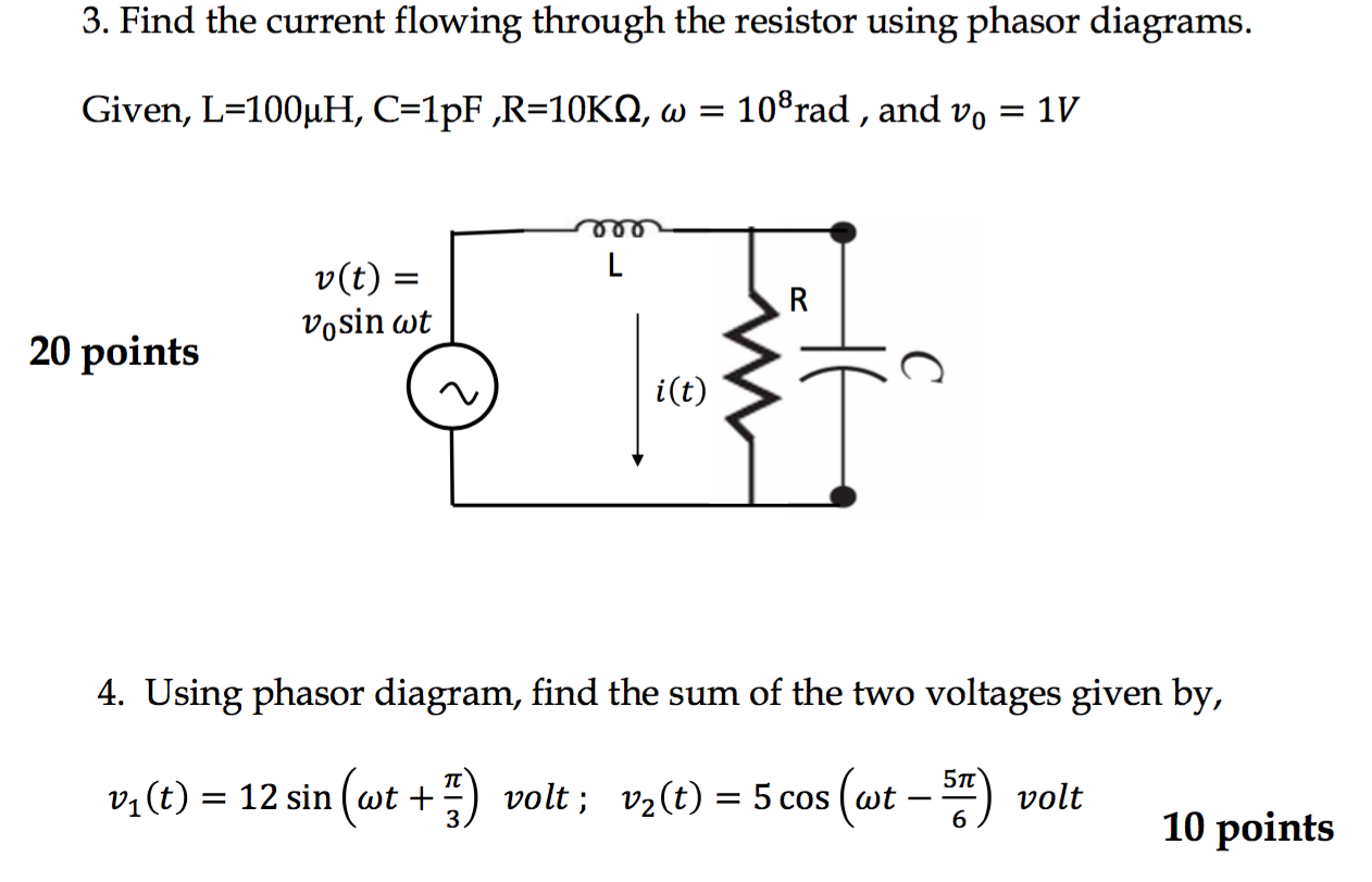 Solved Find the current flowing through the resistor using | Chegg.com