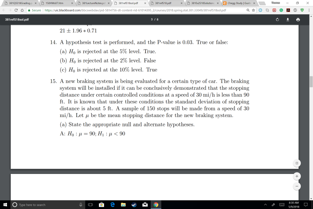 Solved C ? Secure https://uic blackboard corn | Chegg.com