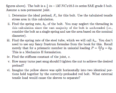 Figure 1: Problem 3. Turn-of-the-nut method for | Chegg.com