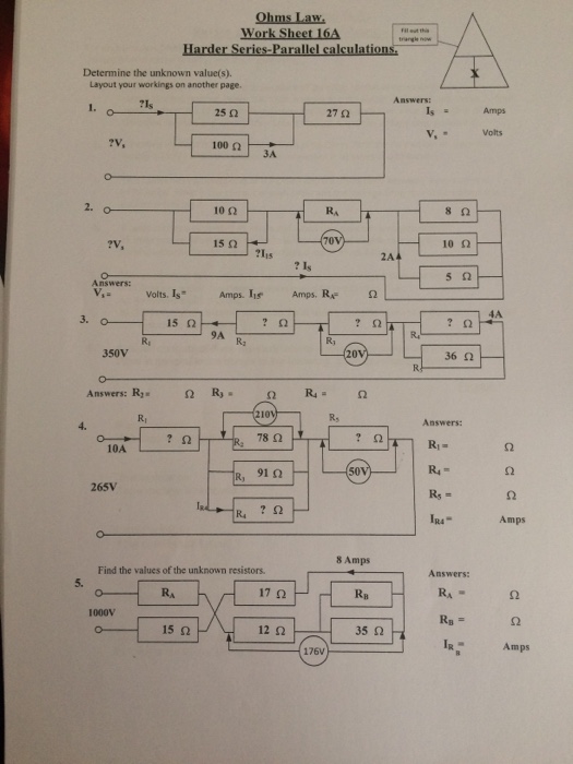 Solved Determine the unknown values (s). Layout your | Chegg.com