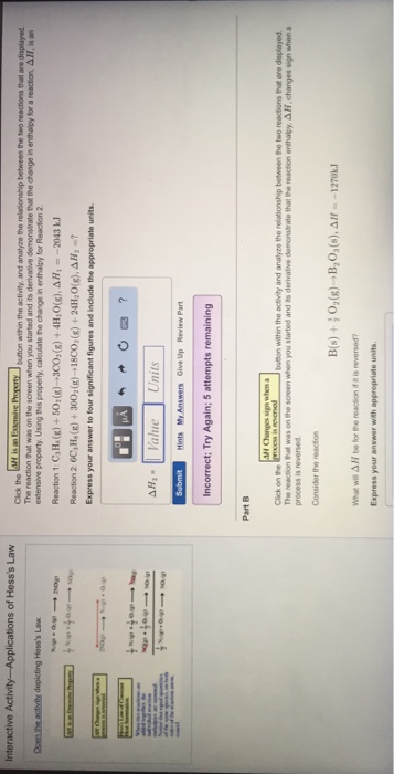 Solved Click the Delta H is an Extensive Property button | Chegg.com
