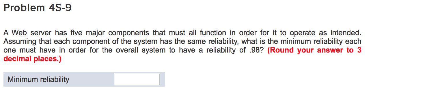 Solved A Web server has five major components that must all | Chegg.com