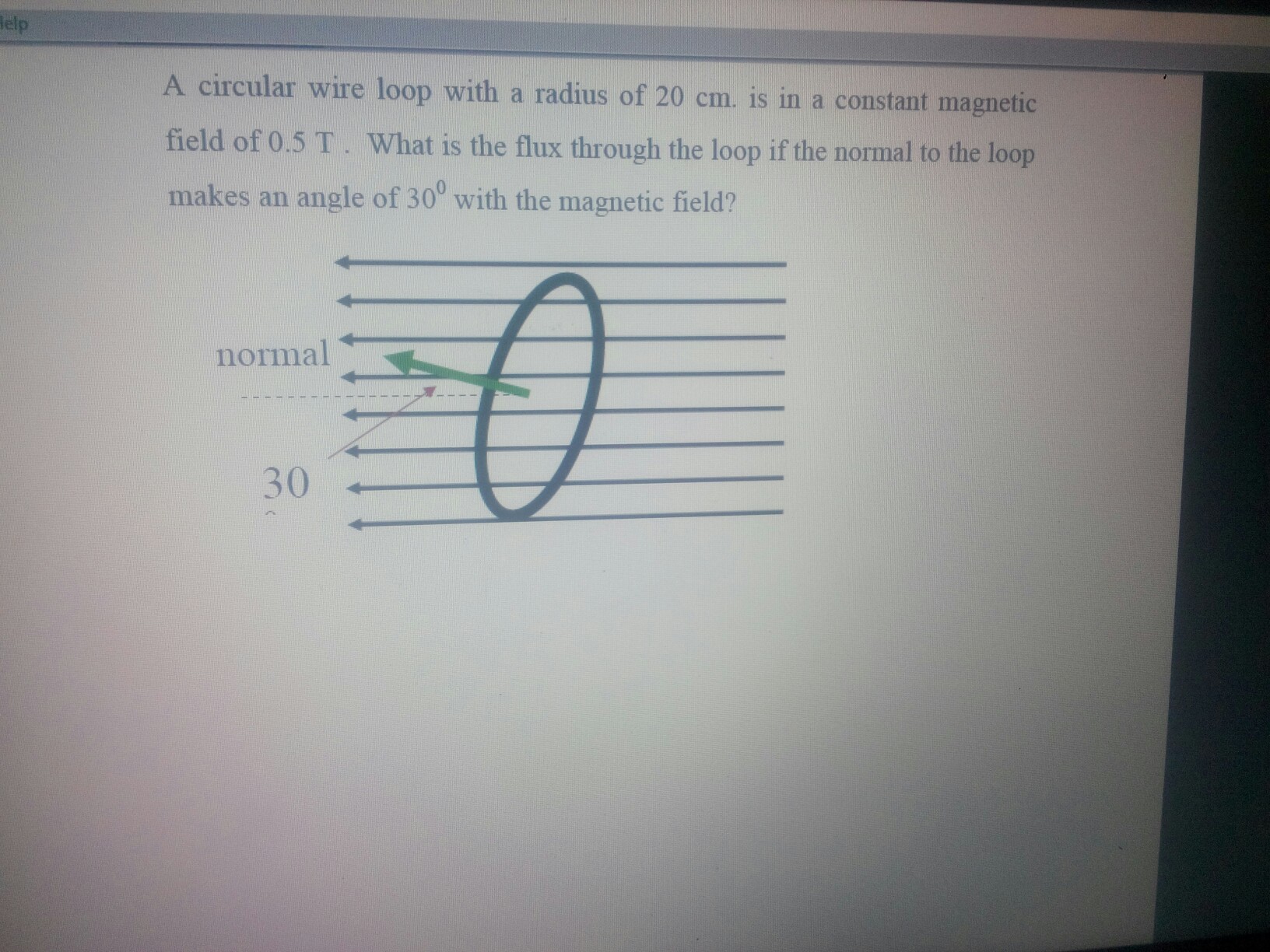 Solved A circular wire loop with a radius of 20 cm. is in a | Chegg.com