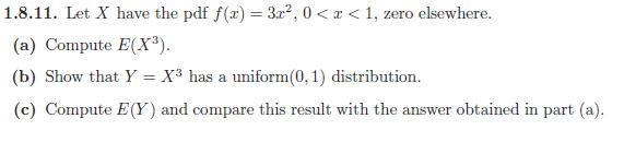 Solved Let X have the pdf f(x) = 3x^2, 0