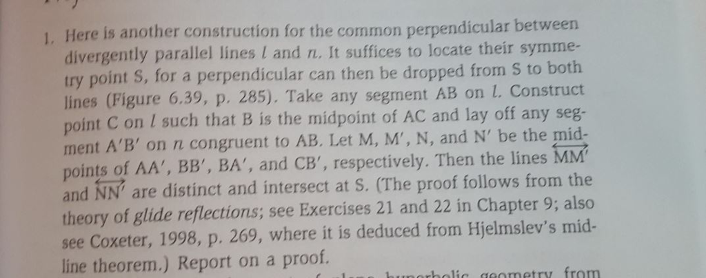 1. Here is another construction for the common | Chegg.com