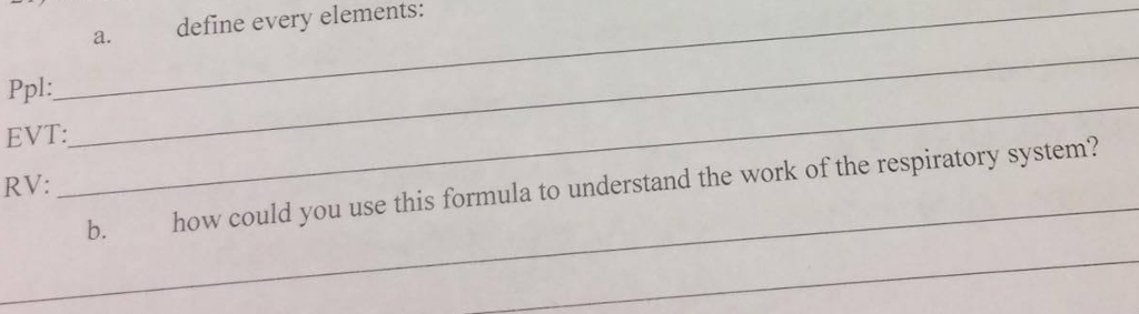 Solved 1) 2)Formula describes the pattern of breathing: | Chegg.com