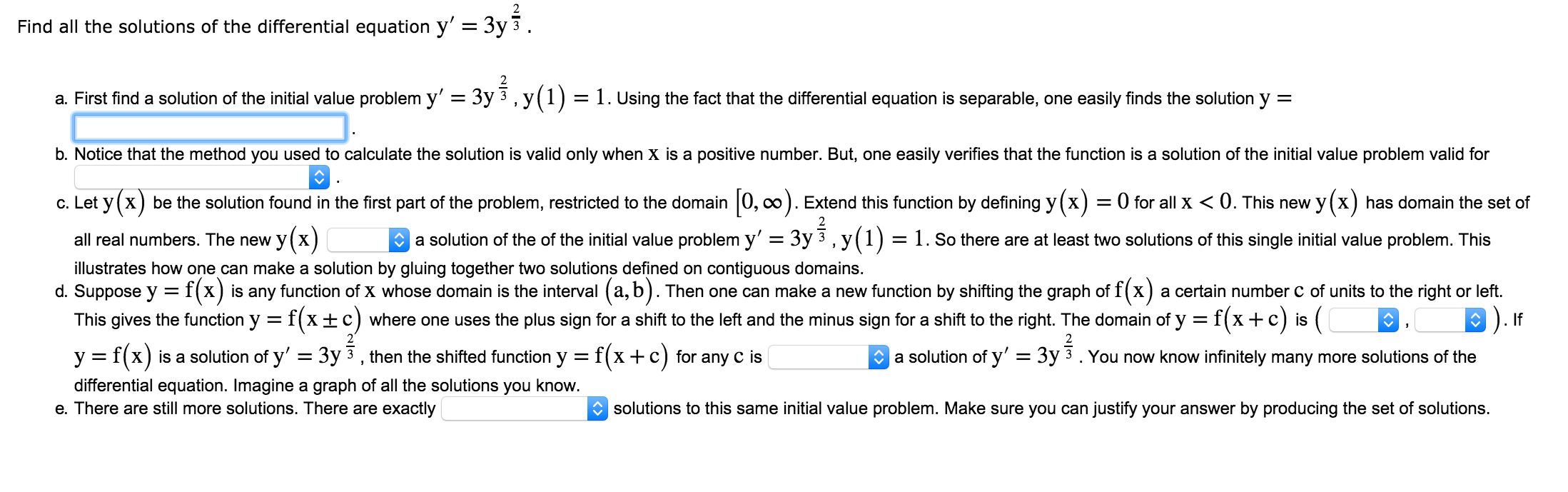Solved Find all the solutions of the differential equation | Chegg.com