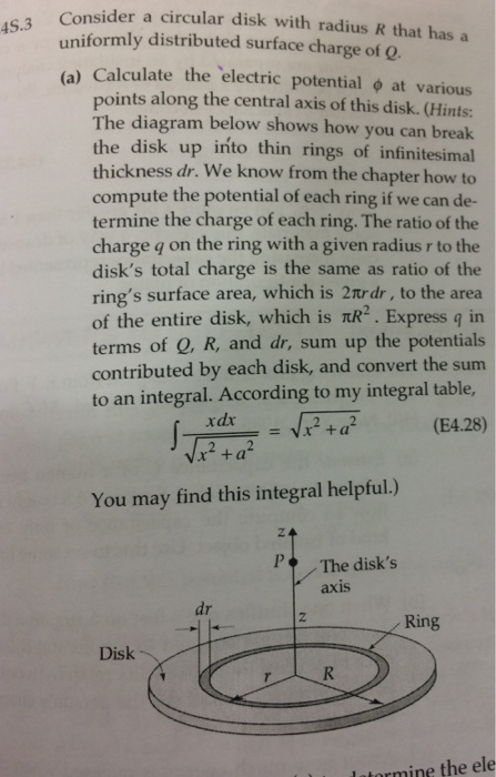 Solved Calculate the electric potential at various points | Chegg.com