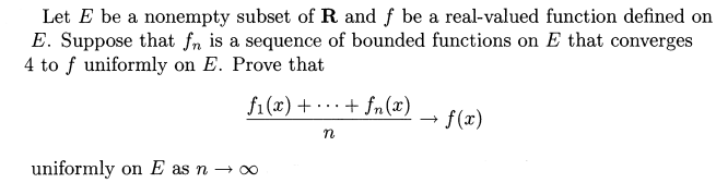 Solved Let E be a nonempty subset of R and f be a | Chegg.com