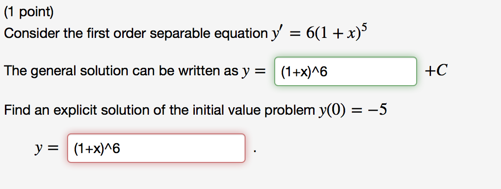Solved Consider the first order separable equation y' = 6(1 | Chegg.com