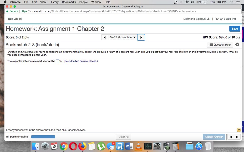 Solved Chrome File Edit View History Bookmarks People Window | Chegg.com