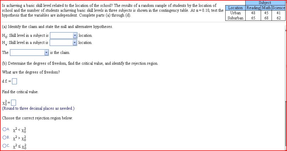 Solved Is achieving a basic skill level related to the | Chegg.com