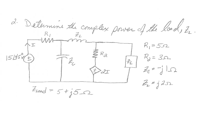Solved Determine the complex power of the load, Z_L. | Chegg.com