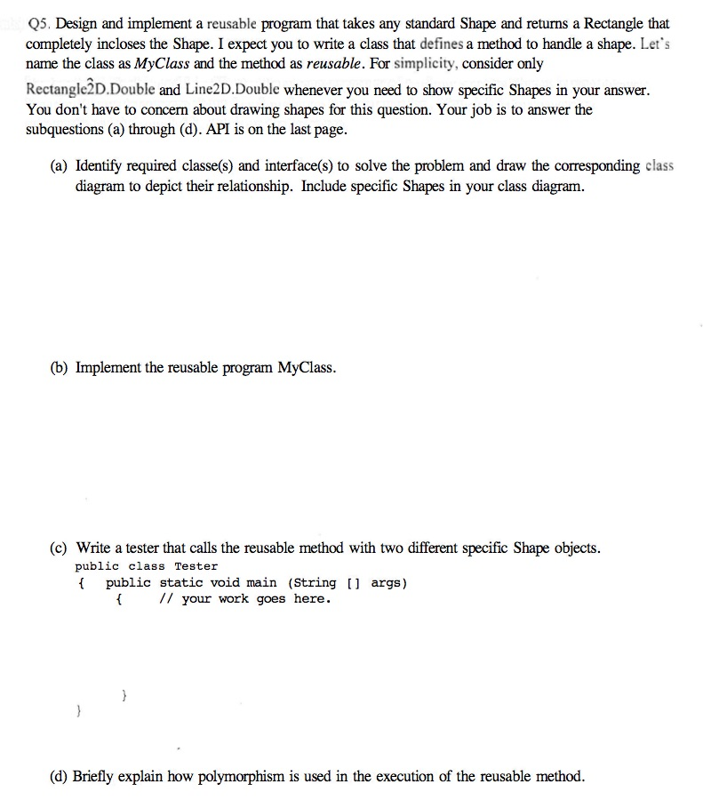 Solved Design and implement a reusable program that takes | Chegg.com