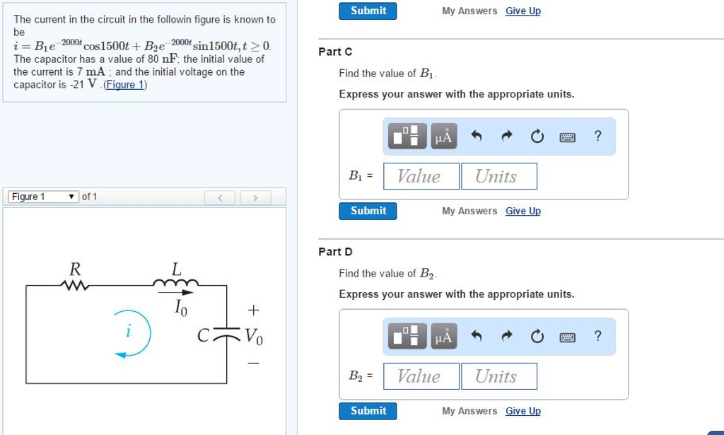 Solved can i het some help with this circuits 2 question? | Chegg.com