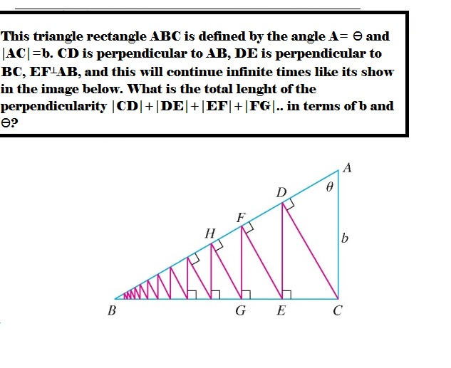 Solved This triangle rectangle ABC is defined by the angle A | Chegg.com