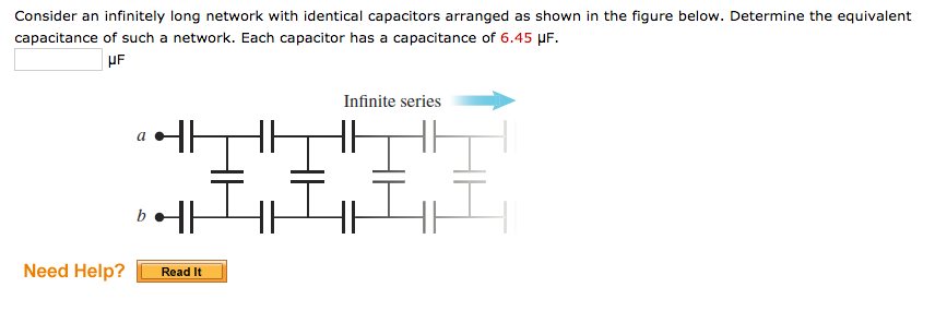 Solved Consider an infinitely long network with identical | Chegg.com