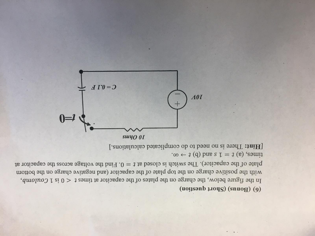 Solved In the figure below, the charge on the plates of the | Chegg.com