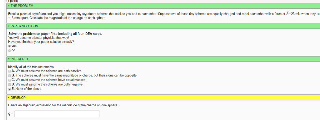 Solved T polnt) THE PROBLEM Break a piece of styrofoam and | Chegg.com