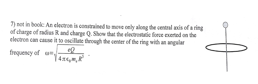 Solved An electron is constrained to move only along the | Chegg.com