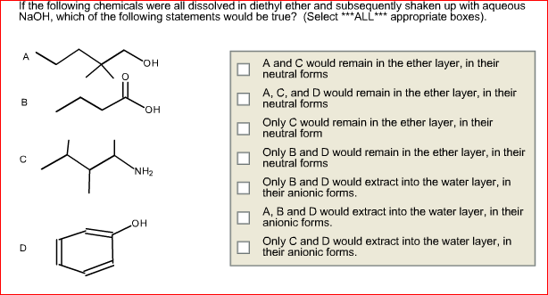 Solved If the following chemicals were all dissolved in | Chegg.com