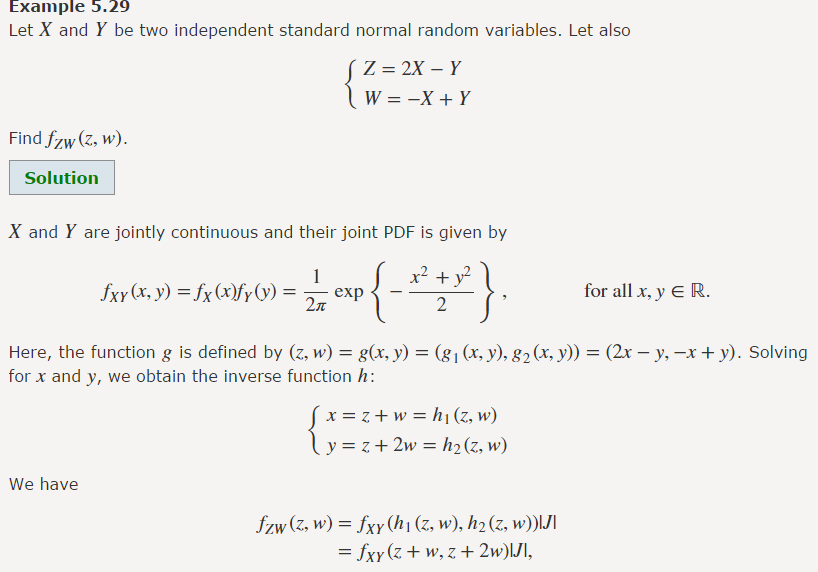 Solved How was the joint PDF and the function of x and Y | Chegg.com