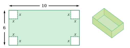 Solved A box with an open top is to be constructed from a | Chegg.com