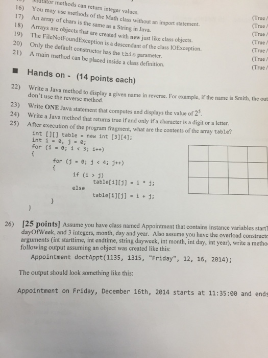 Solved Mutator methods can return integer values. You my | Chegg.com