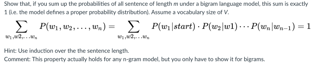 Show that, if you sum up the probabilities of all | Chegg.com