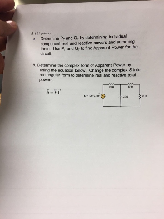 Solved Determine P_T and Q_T by determining individual | Chegg.com