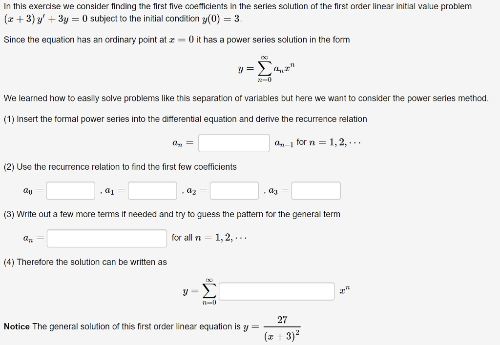 Solved In this exercise we consider finding the first five | Chegg.com