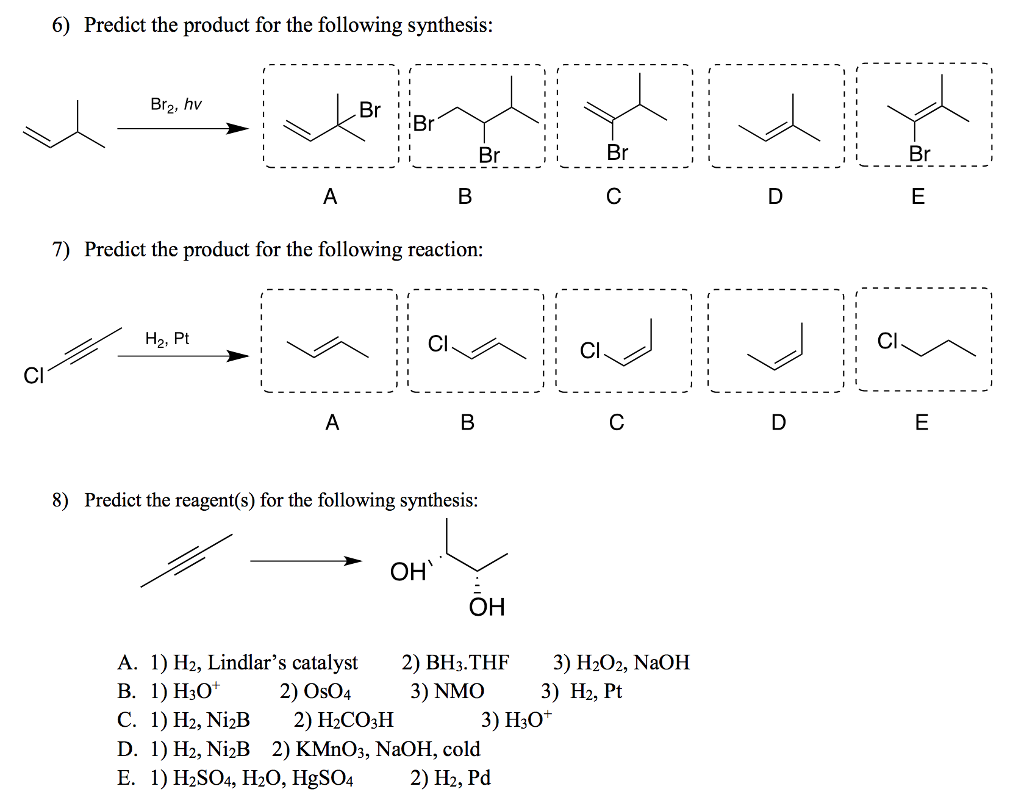 Solved Predict the product for the following synthesis: | Chegg.com