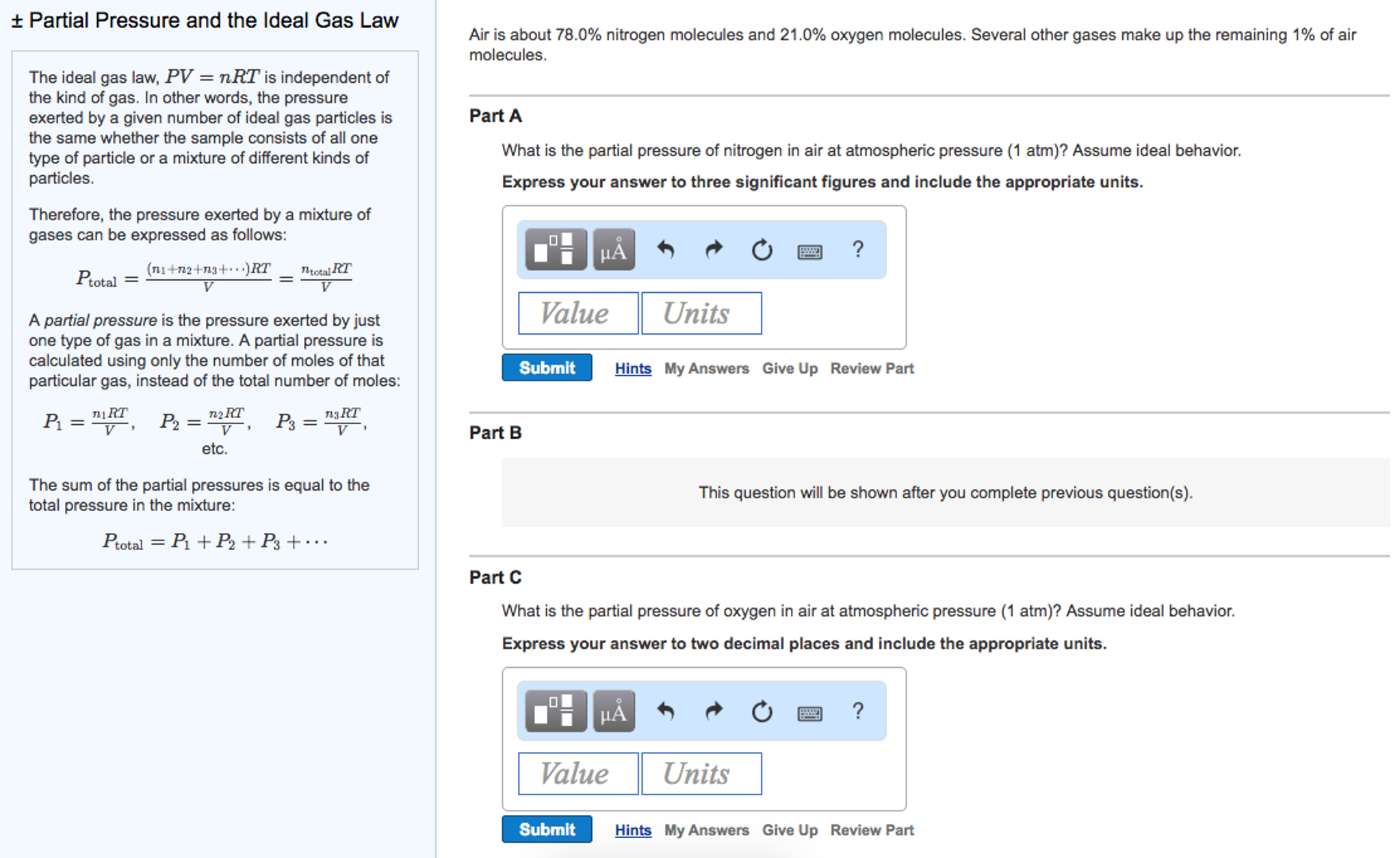 Solved The ideal gas law, PV = nRT is independent of the | Chegg.com