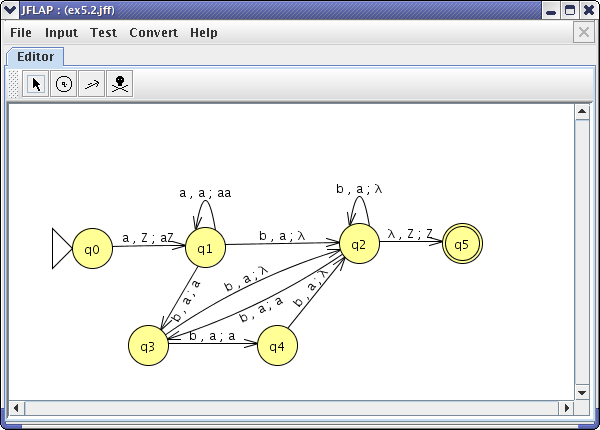 Construct Nondeterministic Pushdown Automata That