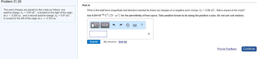 Solved Two point charges are placed on the x-axis as | Chegg.com