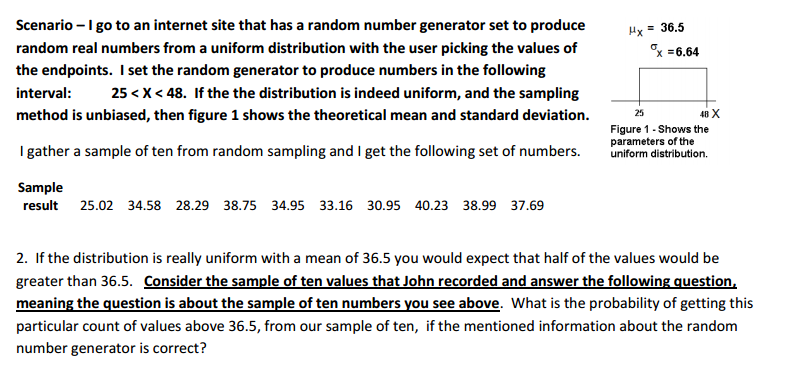 Solved Scenario -I go to an Internet site that has a random | Chegg.com
