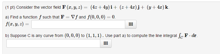 Solved Consider the vector field | Chegg.com