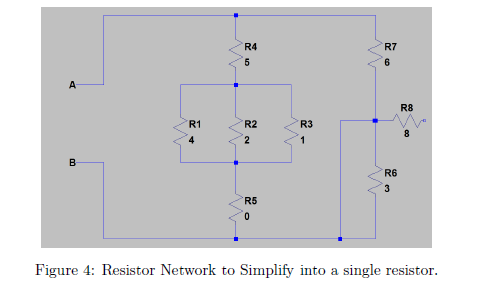 Solved Resistor Networks (2 Points) 1. Simplify the network | Chegg.com