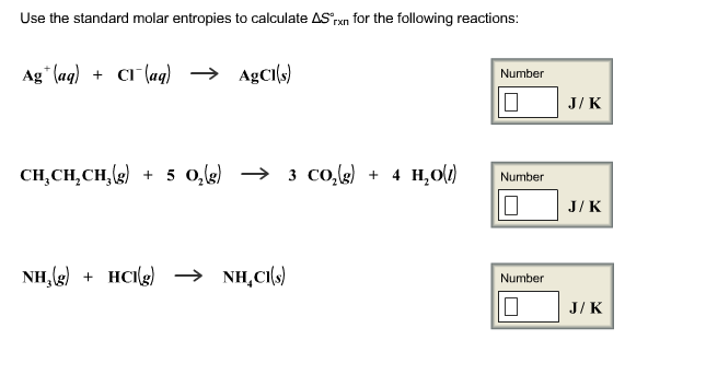 Solved Use the standard molar entropies to calculate delta S | Chegg.com