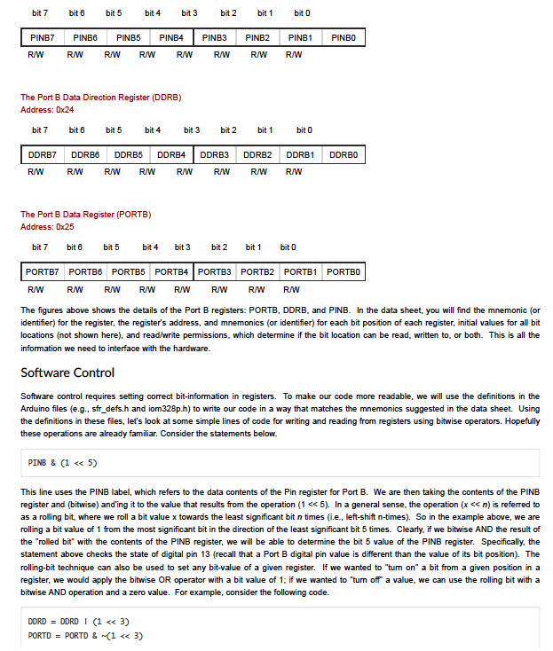 Lab: General Purpose Input/ Output - I/O Ports | Chegg.com