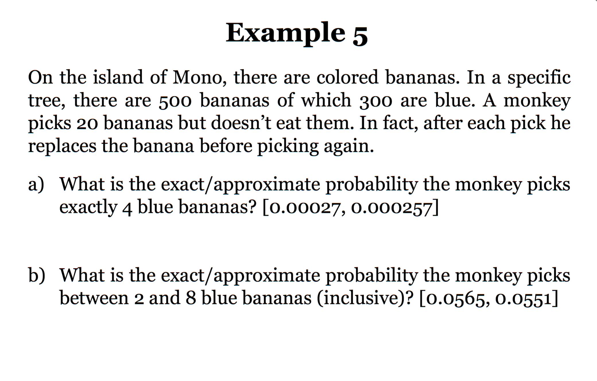 Solved On the island of Mono, there are colored bananas. In | Chegg.com