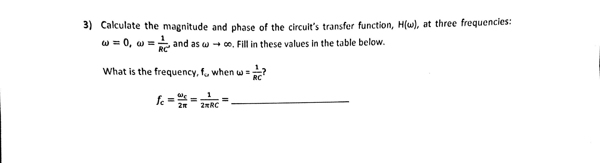 Solved Calculate the magnitude and phase of the circuit's | Chegg.com