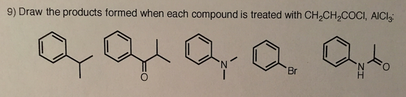 Solved Draw the products formed when each compound is | Chegg.com