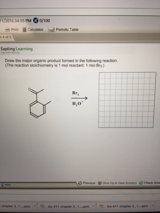 Solved Draw the major organic product formed in the | Chegg.com