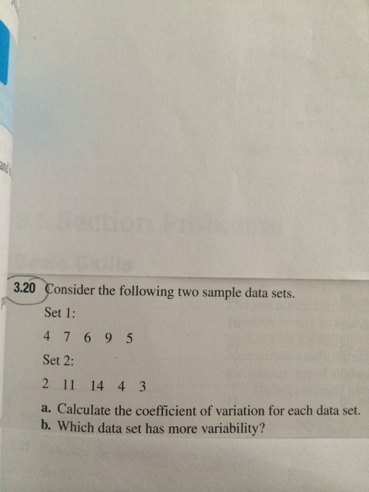 Solved Consider the following two sample data sets. Set I: | Chegg.com