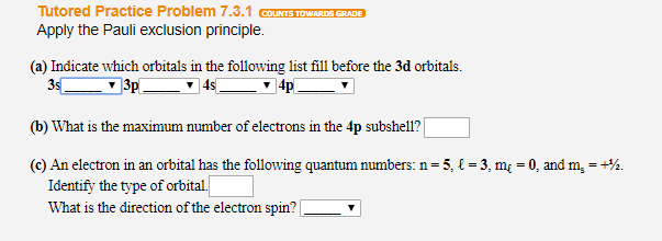 Solved Tutored Practice Problem 7.3.1 couNTS TOWARDS GRADE | Chegg.com