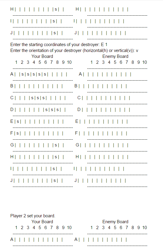Solved Please use C++! implement a battleship game. | Chegg.com